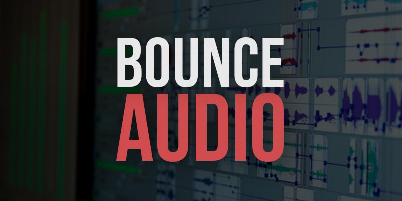 How to Track Out & Export Beats - Bouncing Audio