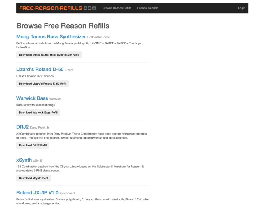 Best FREE Reason Refills & FREE Combinator Patches