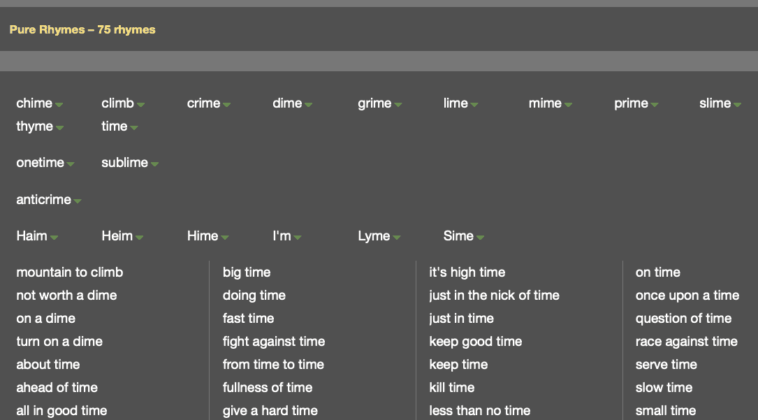 11 FREE Rhyming Dictionary Apps to Help Write Music
