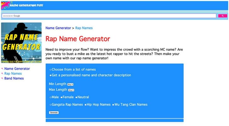 25 Best Free Rap Name Generators to Get Ideas in Minutes!