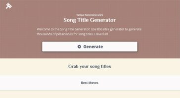 15 Free Song Name Generators to Get Song Titles in Seconds!