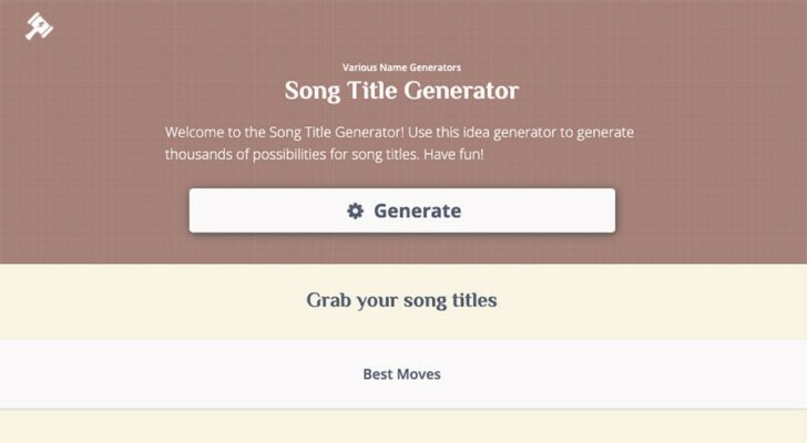 15 Free Song Name Generators to Get Song Titles in Seconds!
