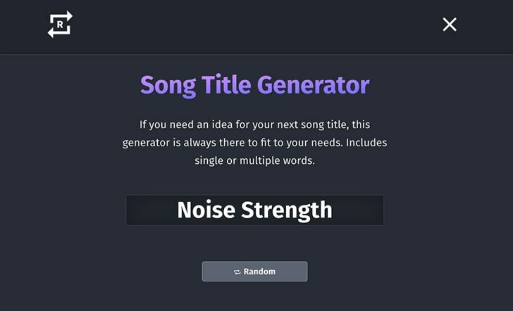 15 Free Song Name Generators to Get Song Titles in Seconds!