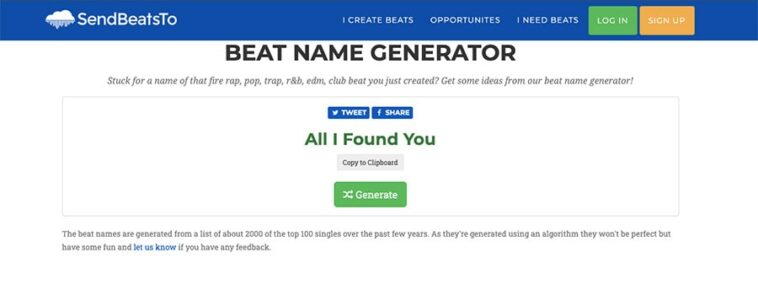 9 Free Beat Name Generator Apps For Beat Name Ideas!