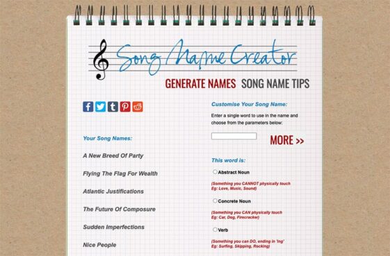 13 FREE Song Name Generator Apps For Song Titles!