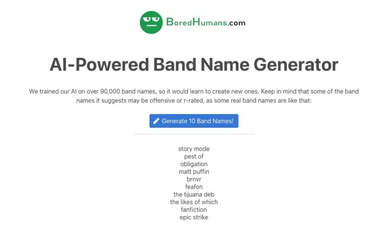 29 FREE Band Name Generator Apps For Band Name Ideas!!!