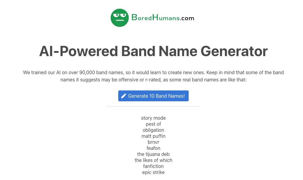 29 FREE Band Name Generator Apps For Band Name Ideas!!!
