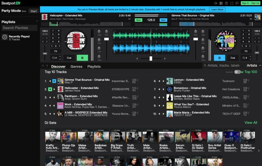 8 Best FREE Online DJ Mixer Software & Online DJ Apps