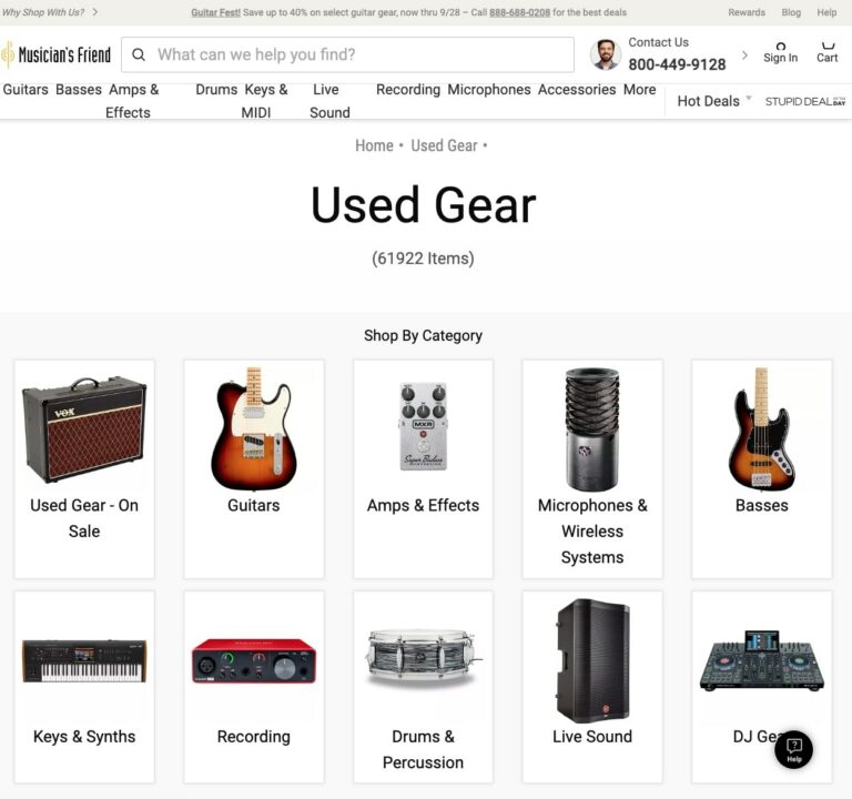 10 Best Websites To Buy Used Musical Instruments For 2025