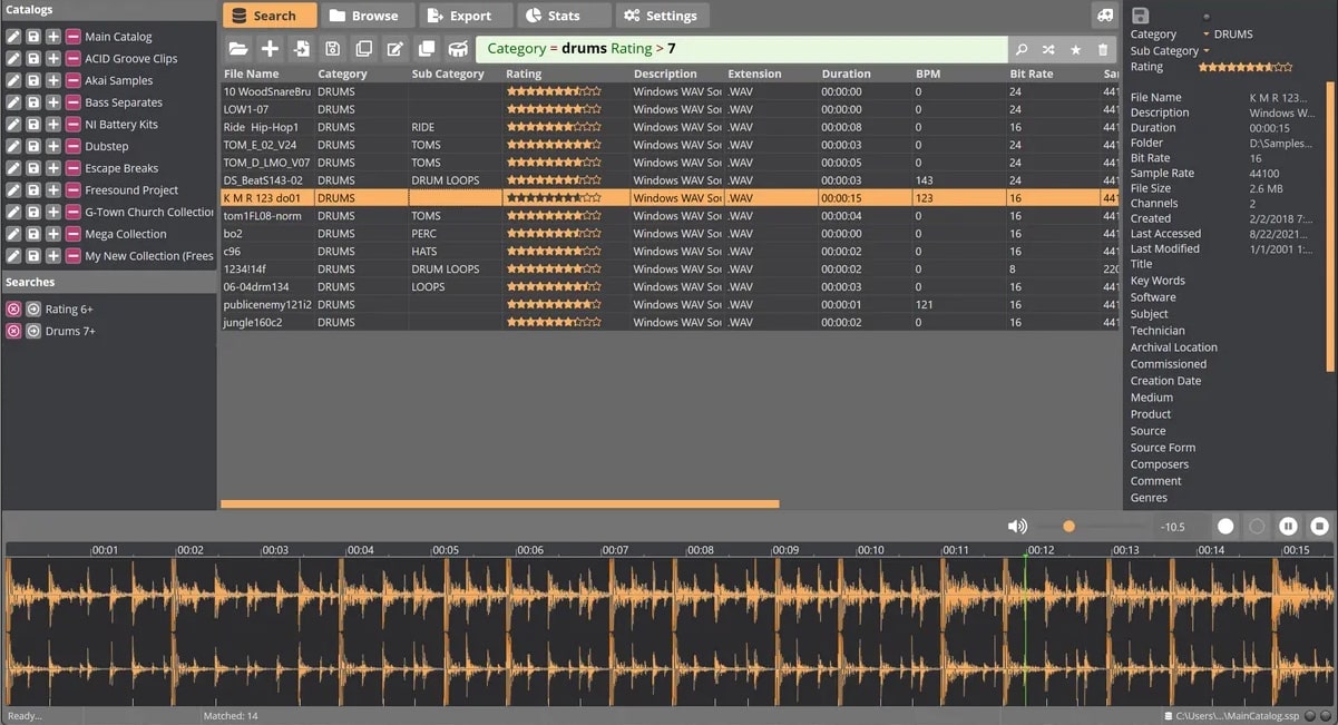 8 FREE Sample Managers For Organizing Sounds ( PC & Mac )
