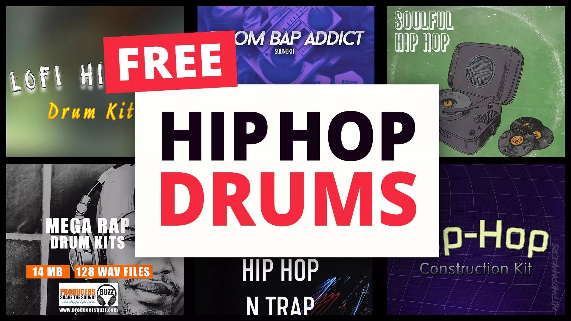 20 Free Hip Hop Kits & Hip Hop Packs [2025]