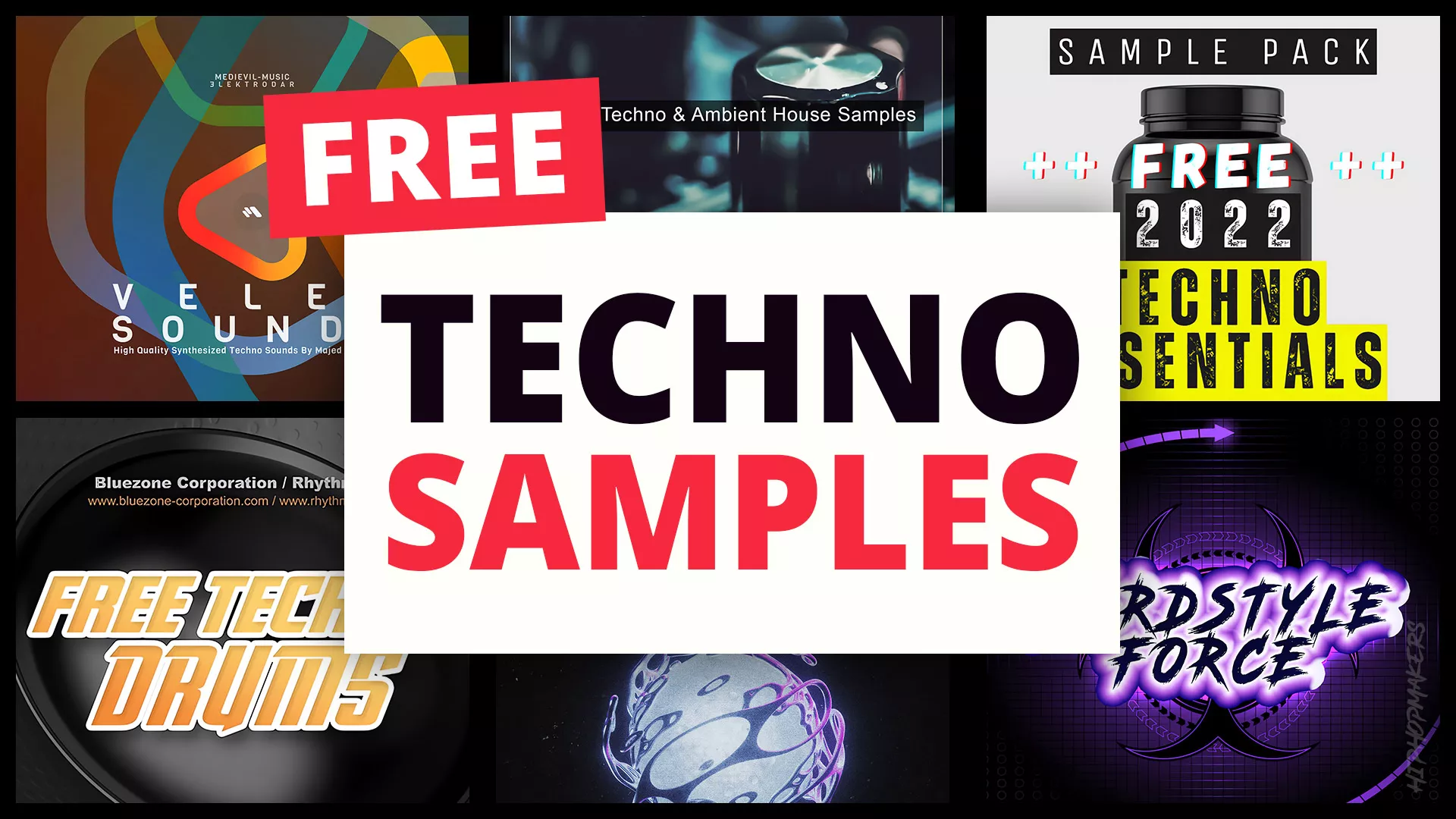 20 Free Techno Sample Packs, Techno Loops, Techno Samples