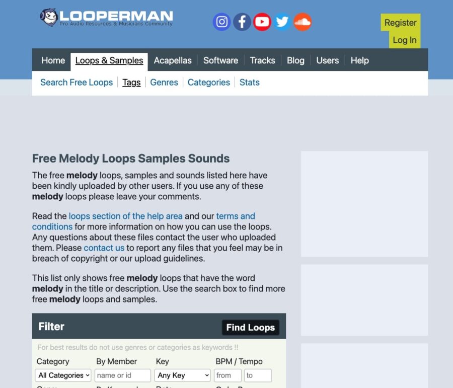 10,000 Free Melody Loops & Melody Loops Packs