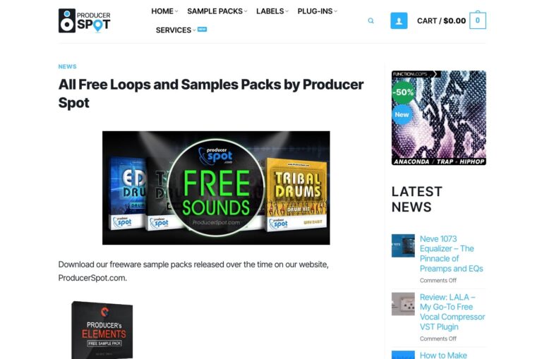 1,000 Free Producer Loops, Producer Samples, Producer Packs