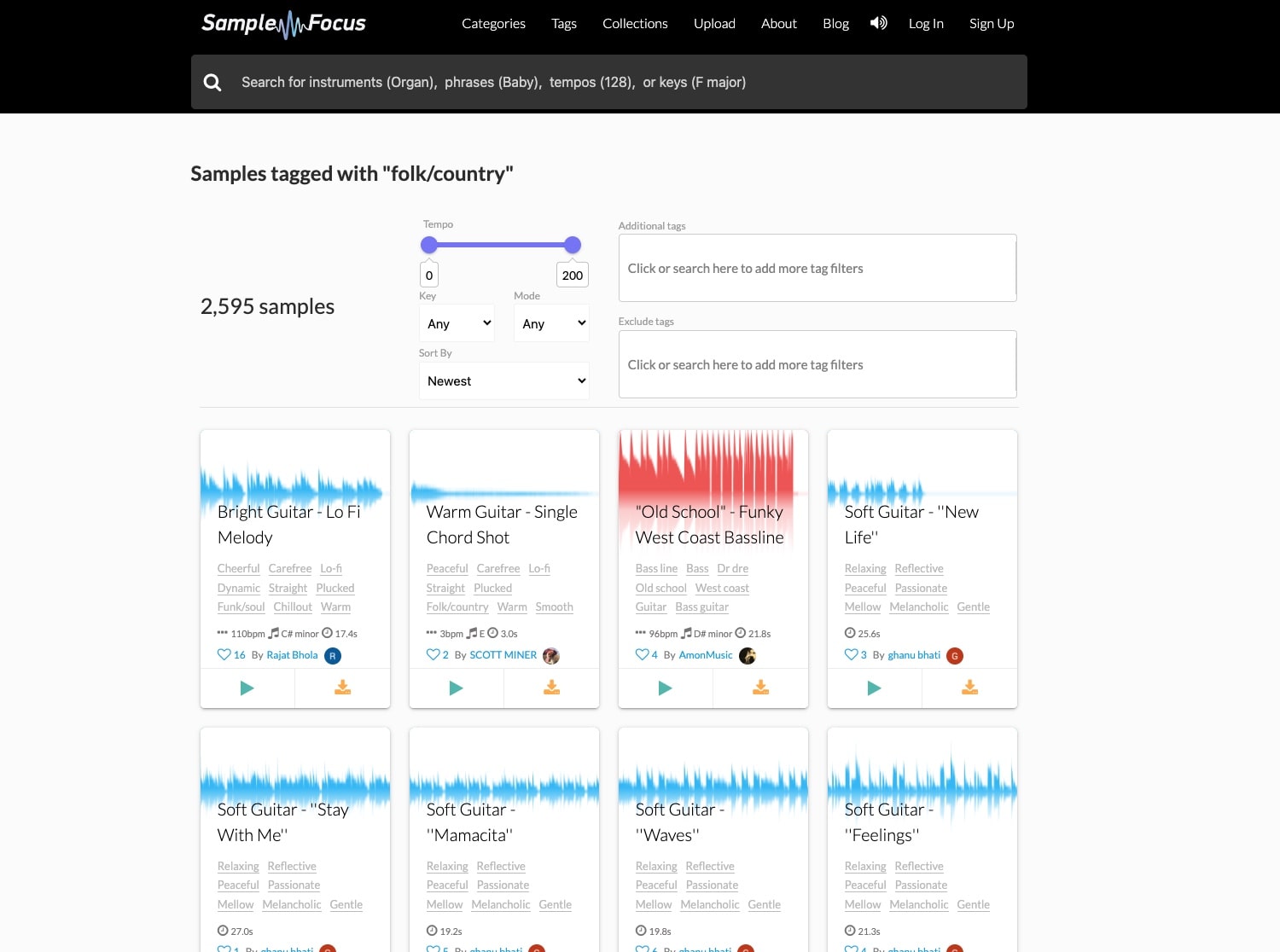500 Free Country Samples, Loops, & Country Sample Packs