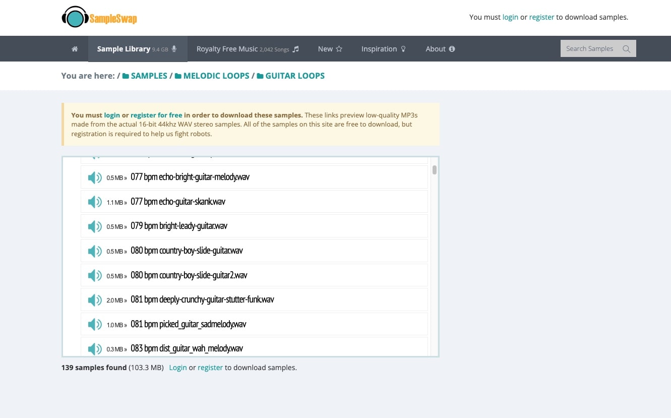 500 Free Country Samples, Loops, & Country Sample Packs
