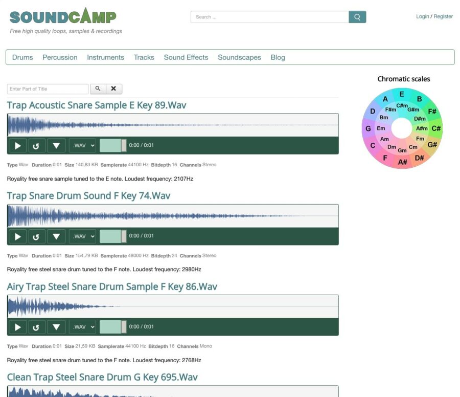 300 Free Trap Snare Samples, Loops, & Snare Sample Packs