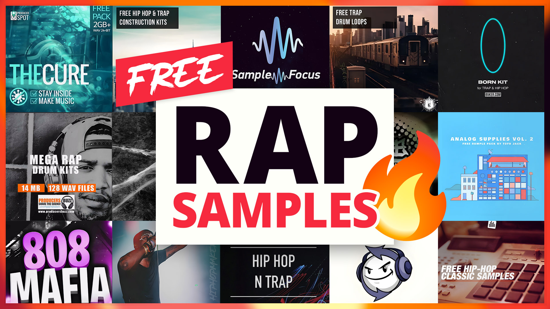2,400 Free Rap Samples, Loops, & Rap Sample Packs