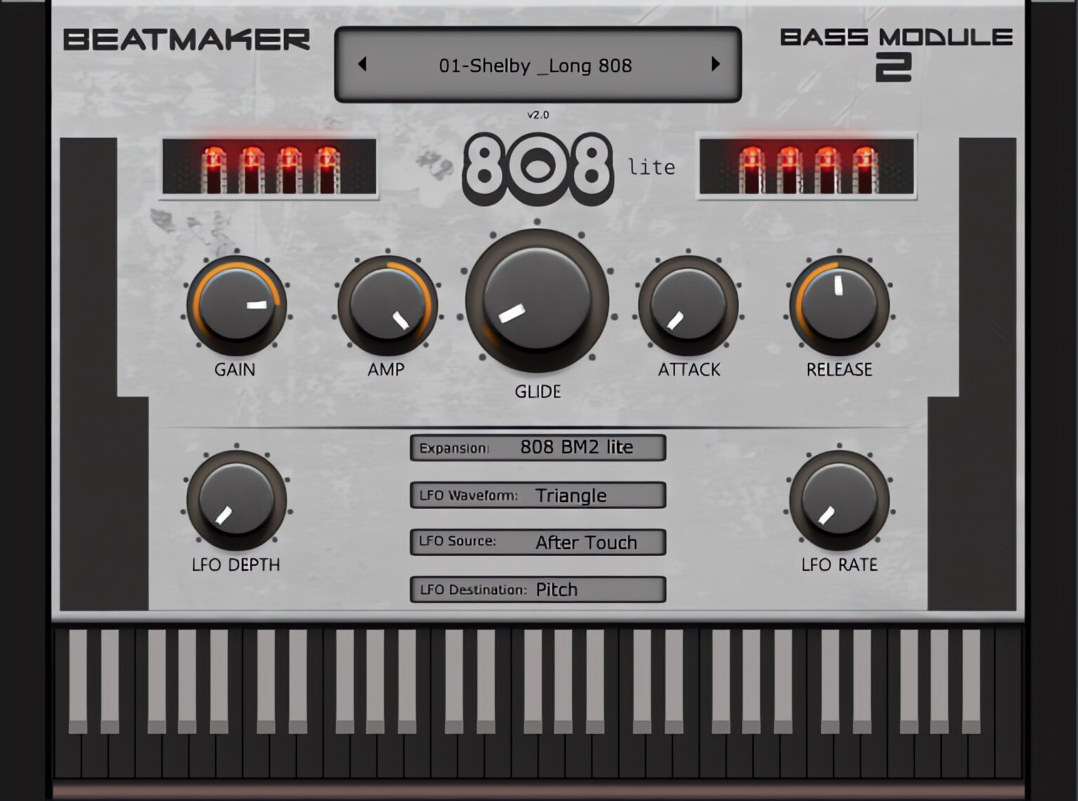 808 Bass Module 2 Lite VST w/ 10 FREE Presets ( PC & Mac )