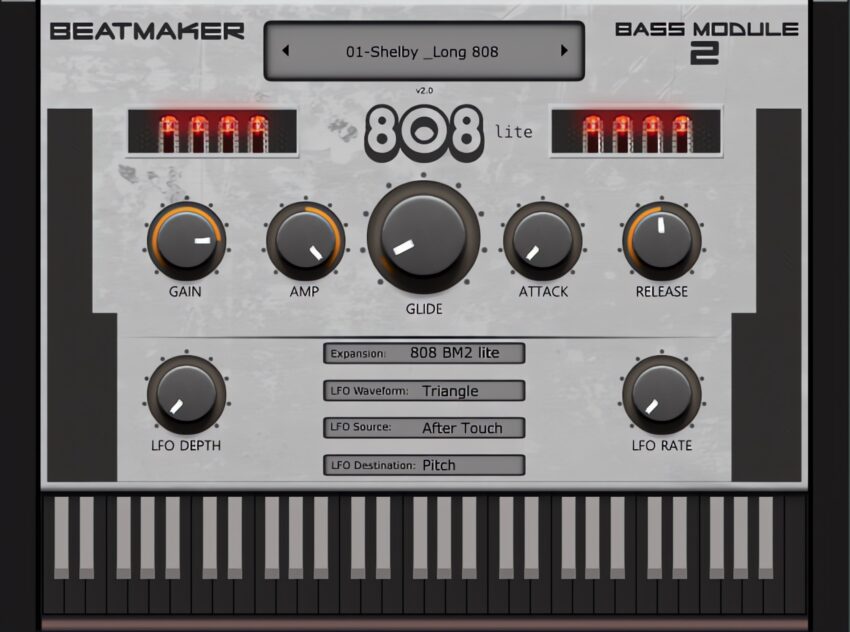 808 Bass Module 2 Lite VST w/ 10 FREE Presets ( PC & Mac )