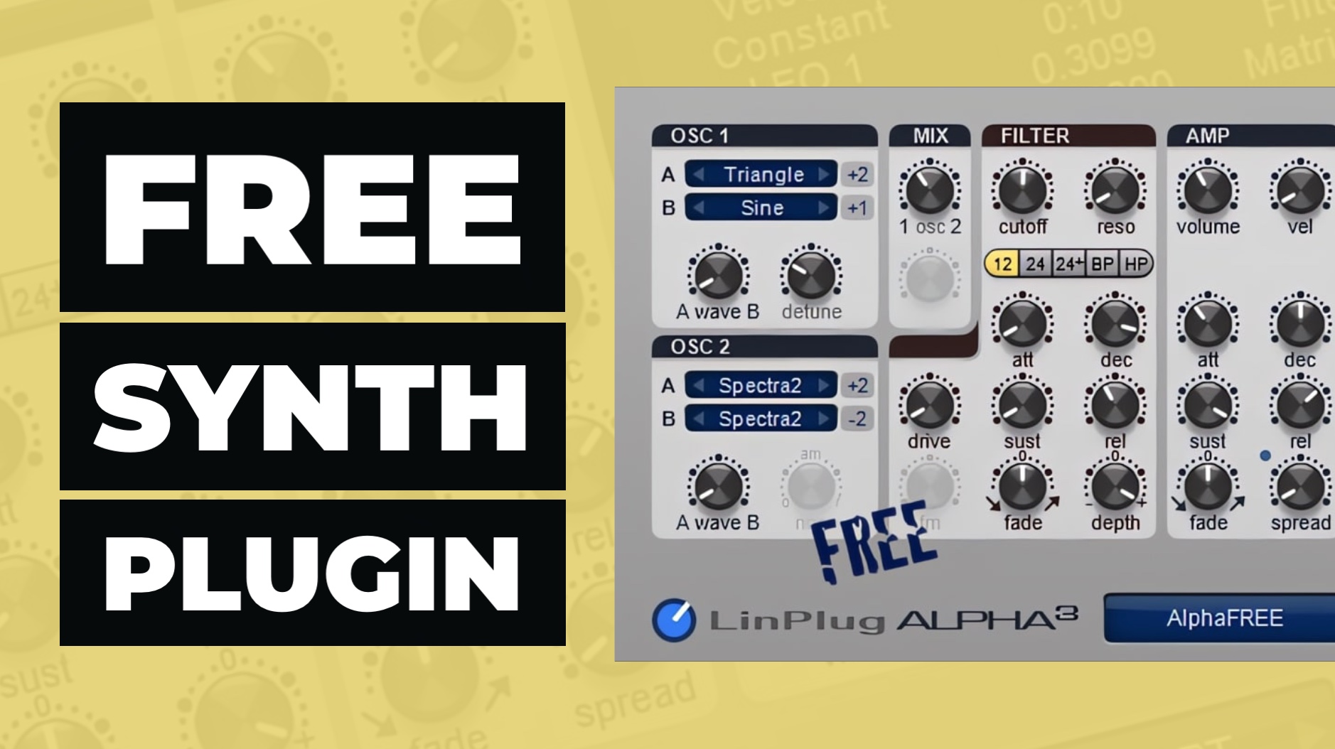 Free Alpha Synth VST w/ 50 FREE Presets ( PC & Mac )