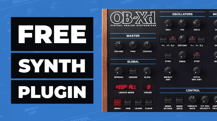 OB-Xd VST - Free Vintage Synthesizer Plugin (PC, Mac, Linux)