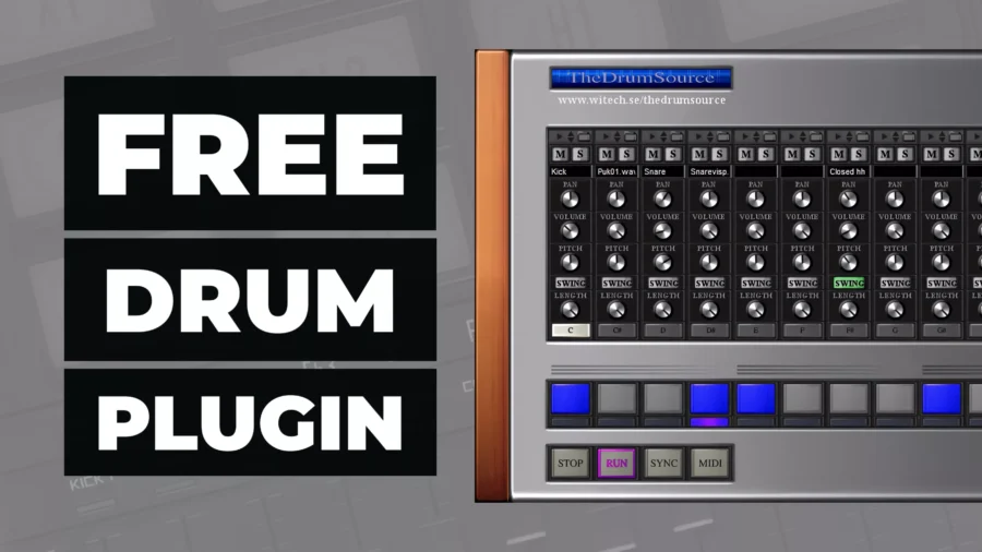 The Drum Source FREE Drum Machine VST ( Windows )