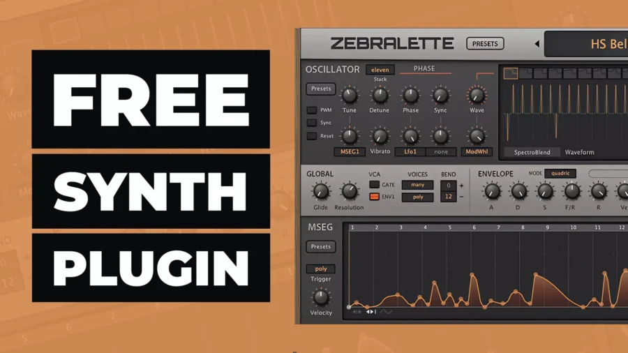 Zebralette Synth VST w/ 300 FREE Presets (PC & Mac)