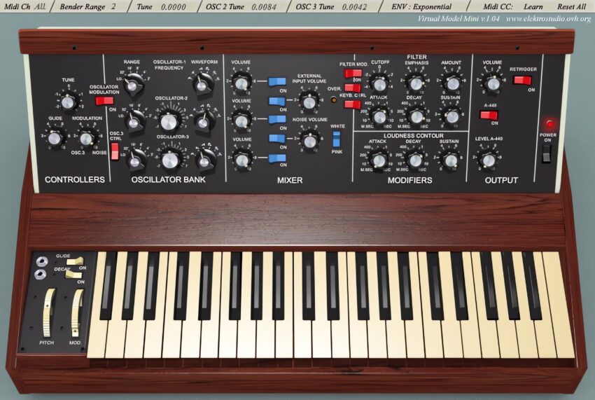 FREE Model Mini Analog Synthesizer VST (Windows)