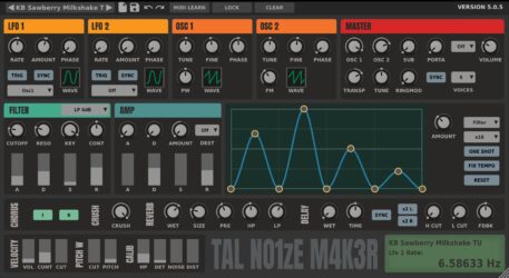 TAL-NoiseMaker Synth VST w/ 256 FREE Presets (PC & Mac)