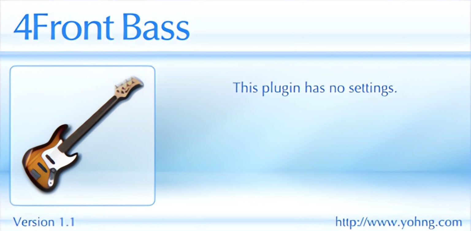 FREE 4Front Bass VST by 4Front (Windows & Mac)