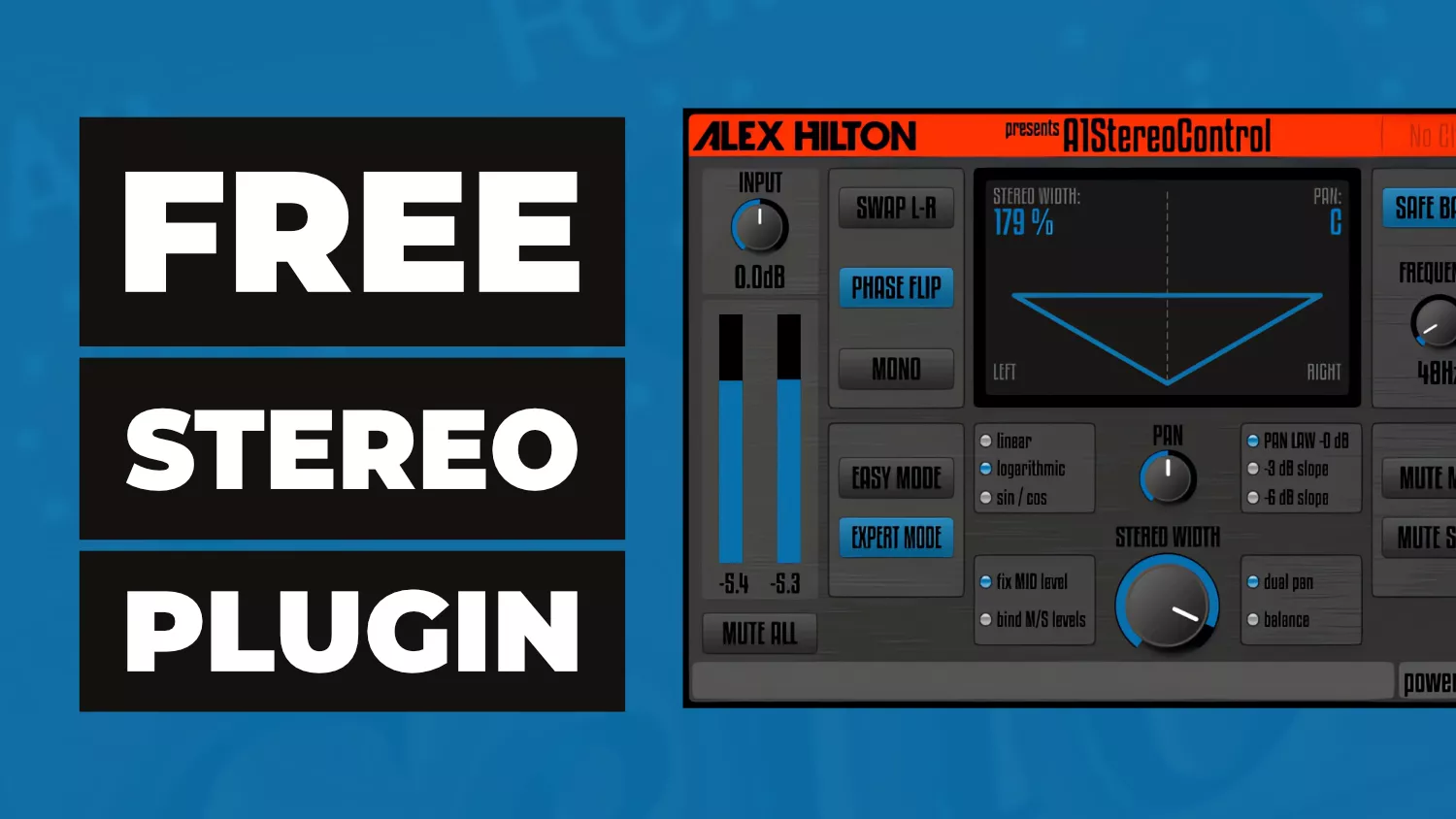 FREE A1StereoControl Stereo Wideness Expander VST
