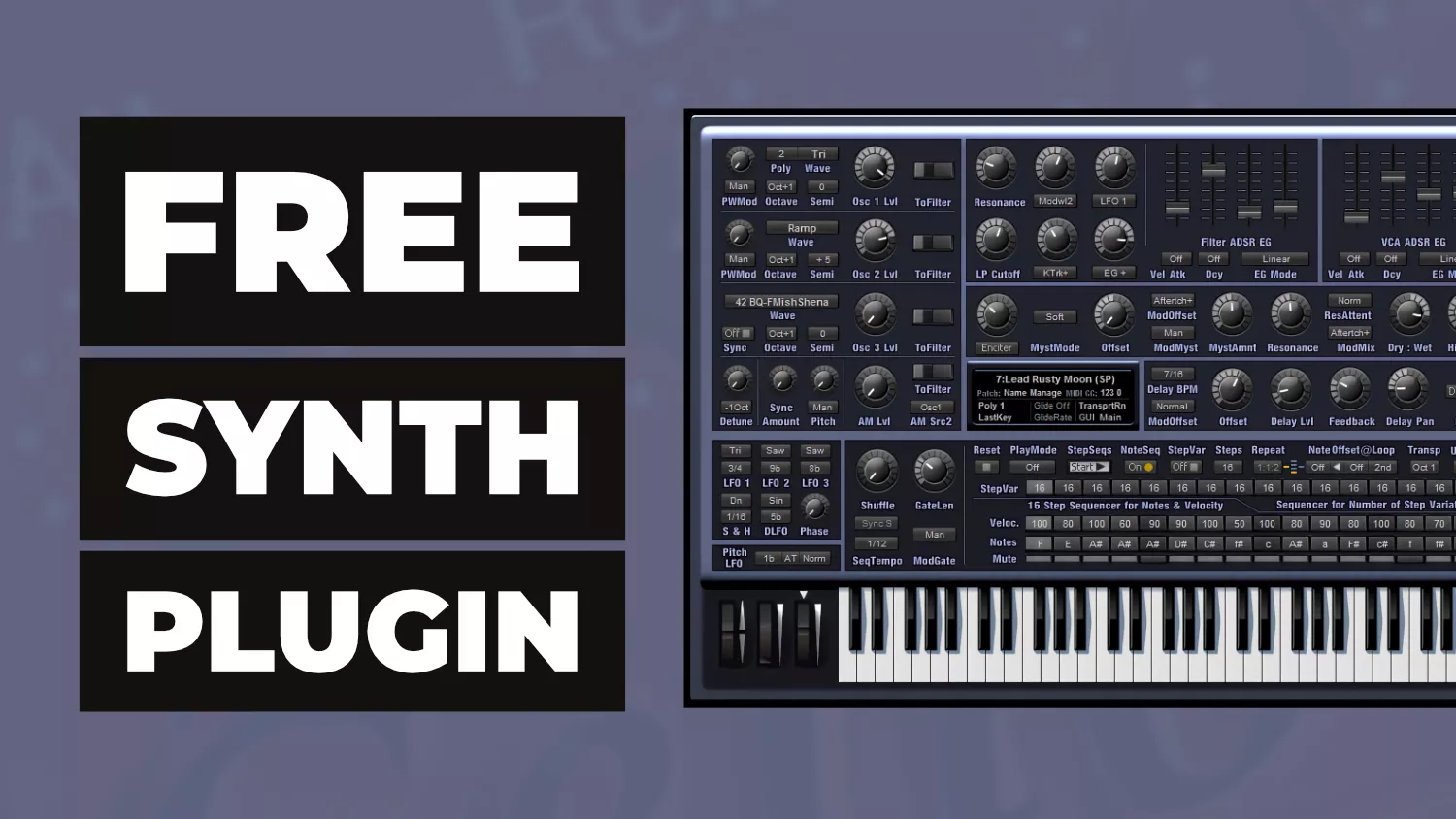 FREE Alphatron Synthesizer VST by HG Fortune (Windows)