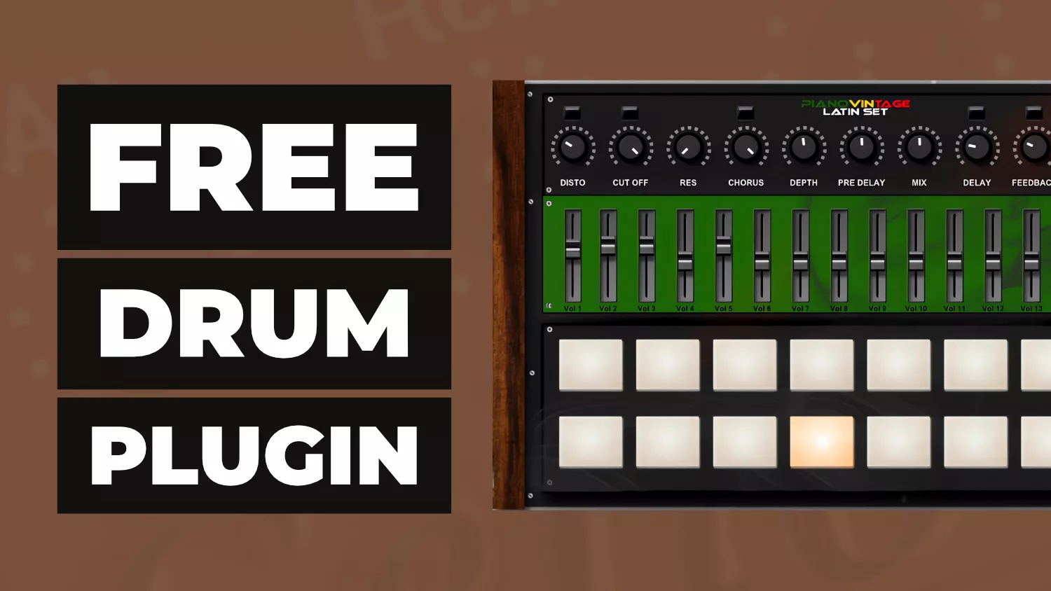 FREE Latin Set Percussions VST by Pianovintage (Windows)