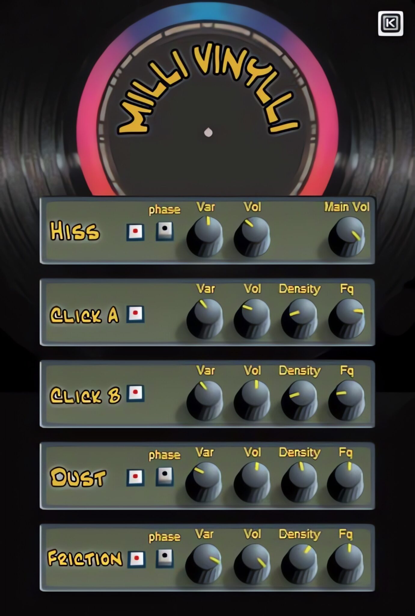 FREE Milli Vinylli Vinyl VST by Klanglabs (Windows)