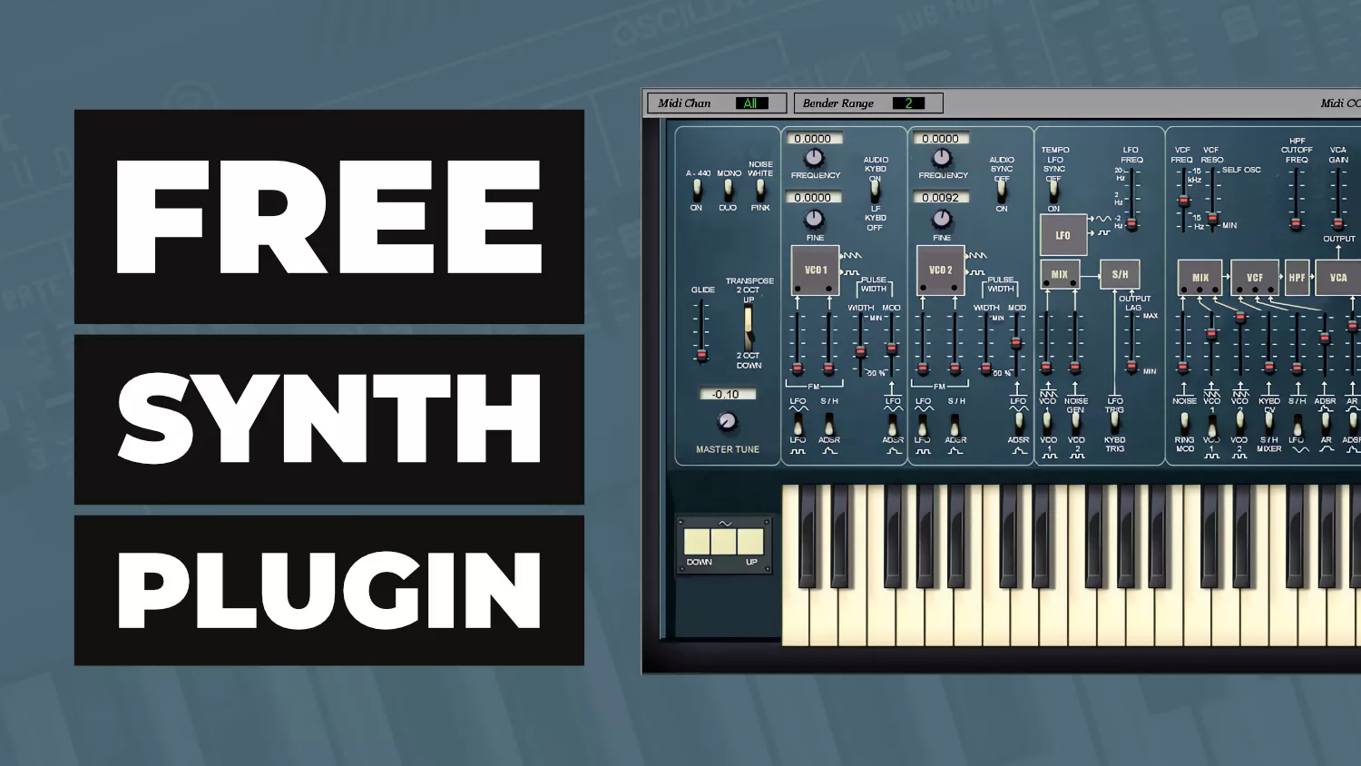 FREE ODsay Synth VST by Elektrostudio (Windows)