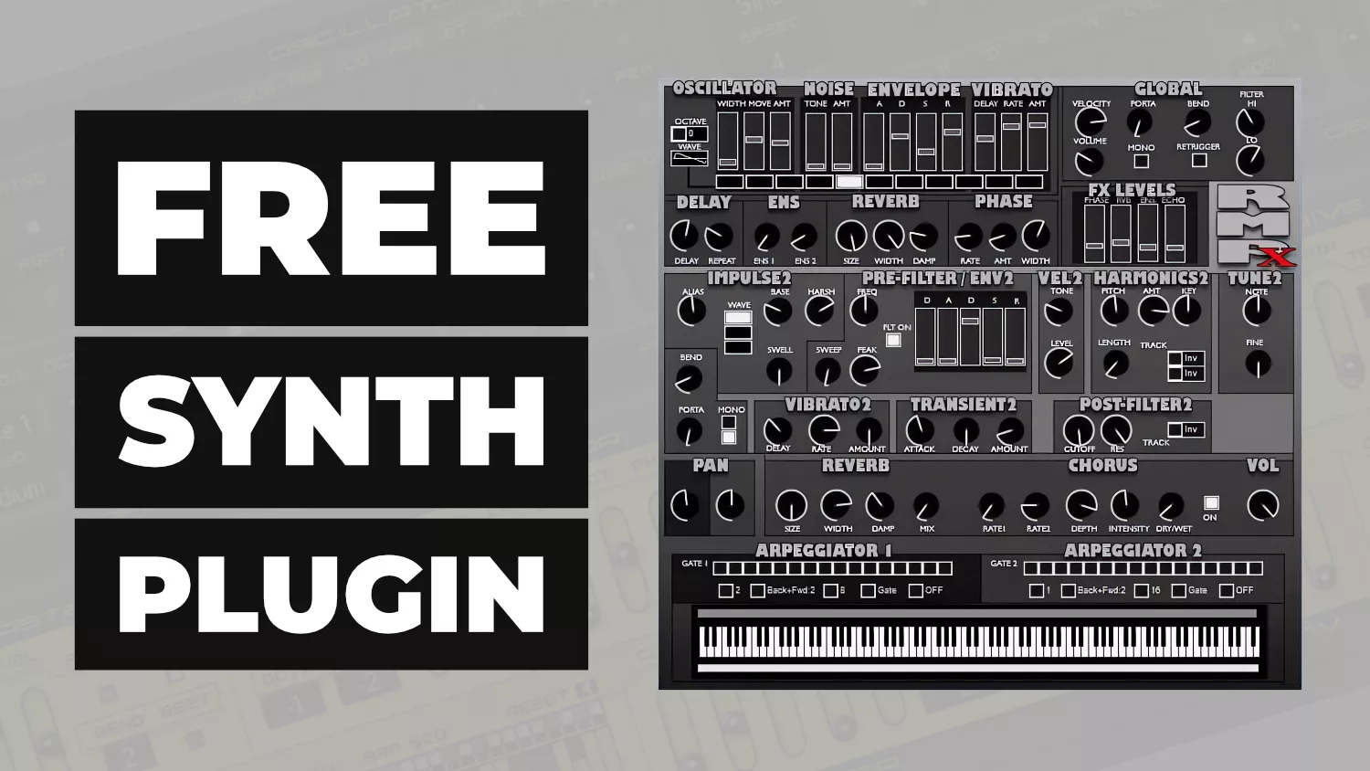 FREE RMPx Synthesizer VST by Krakli (Windows)