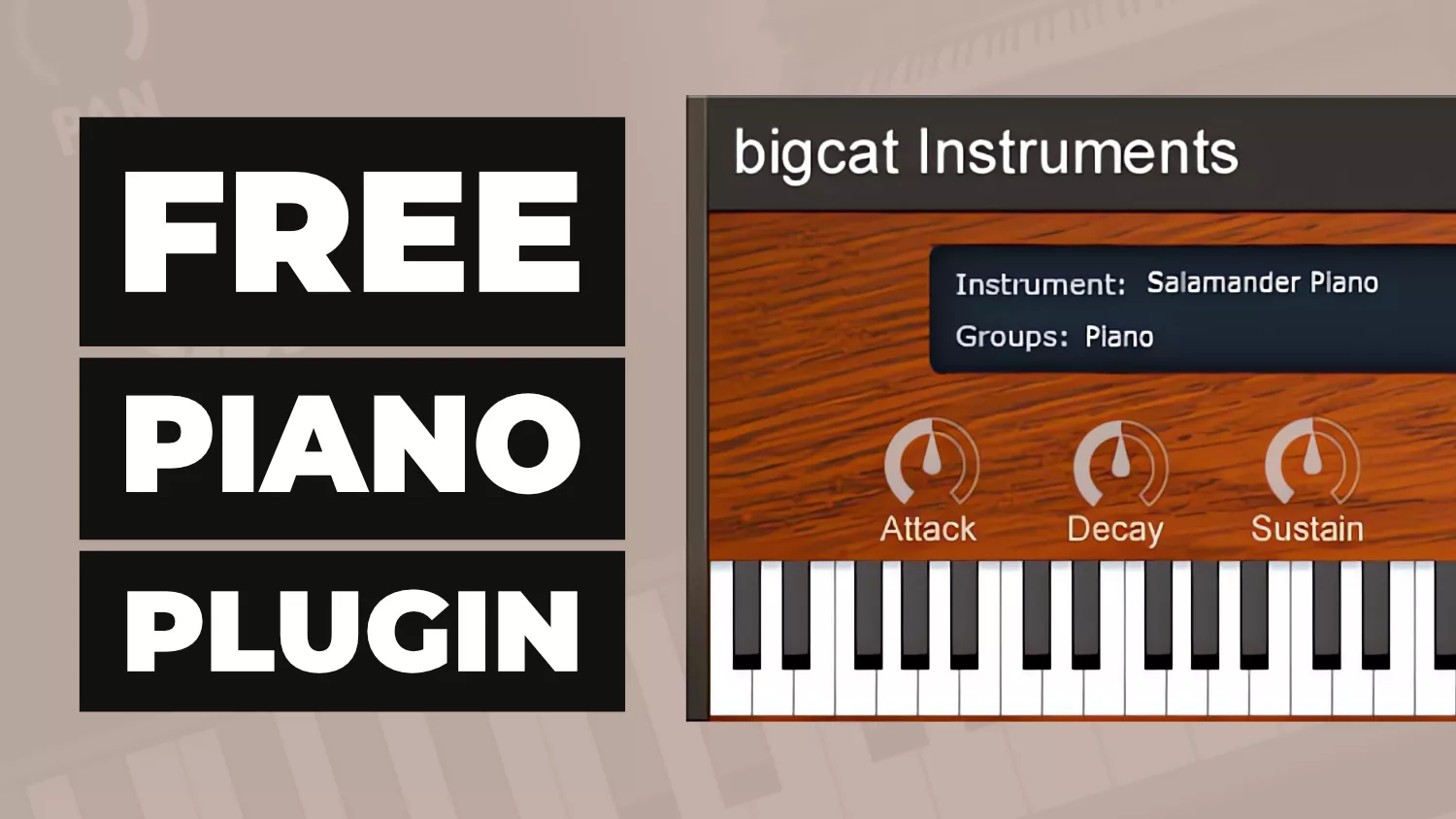 FREE Salamander Piano VST by Bigcat Instruments
