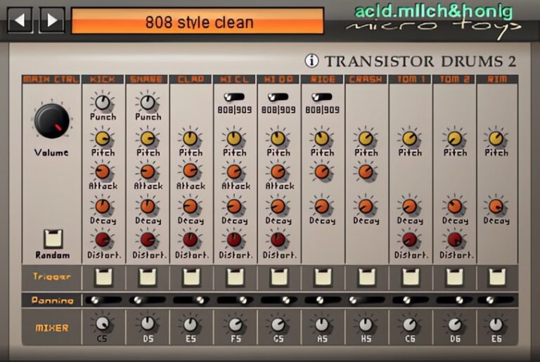 FREE Transistor Drums 2 Drum Machine VST (Windows)