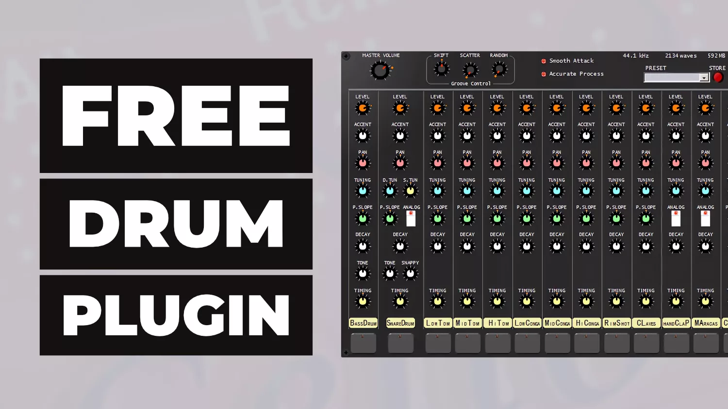 FREE VR-08 Roland TR-808 Emulation VST by Alipapa