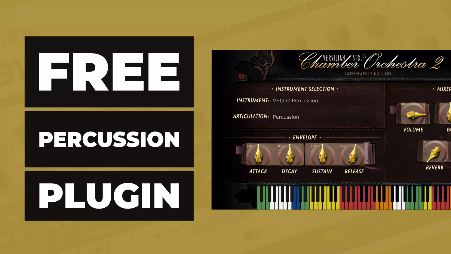 FREE VSCO2 Percussion Orchestral VST by Bigcat Instruments
