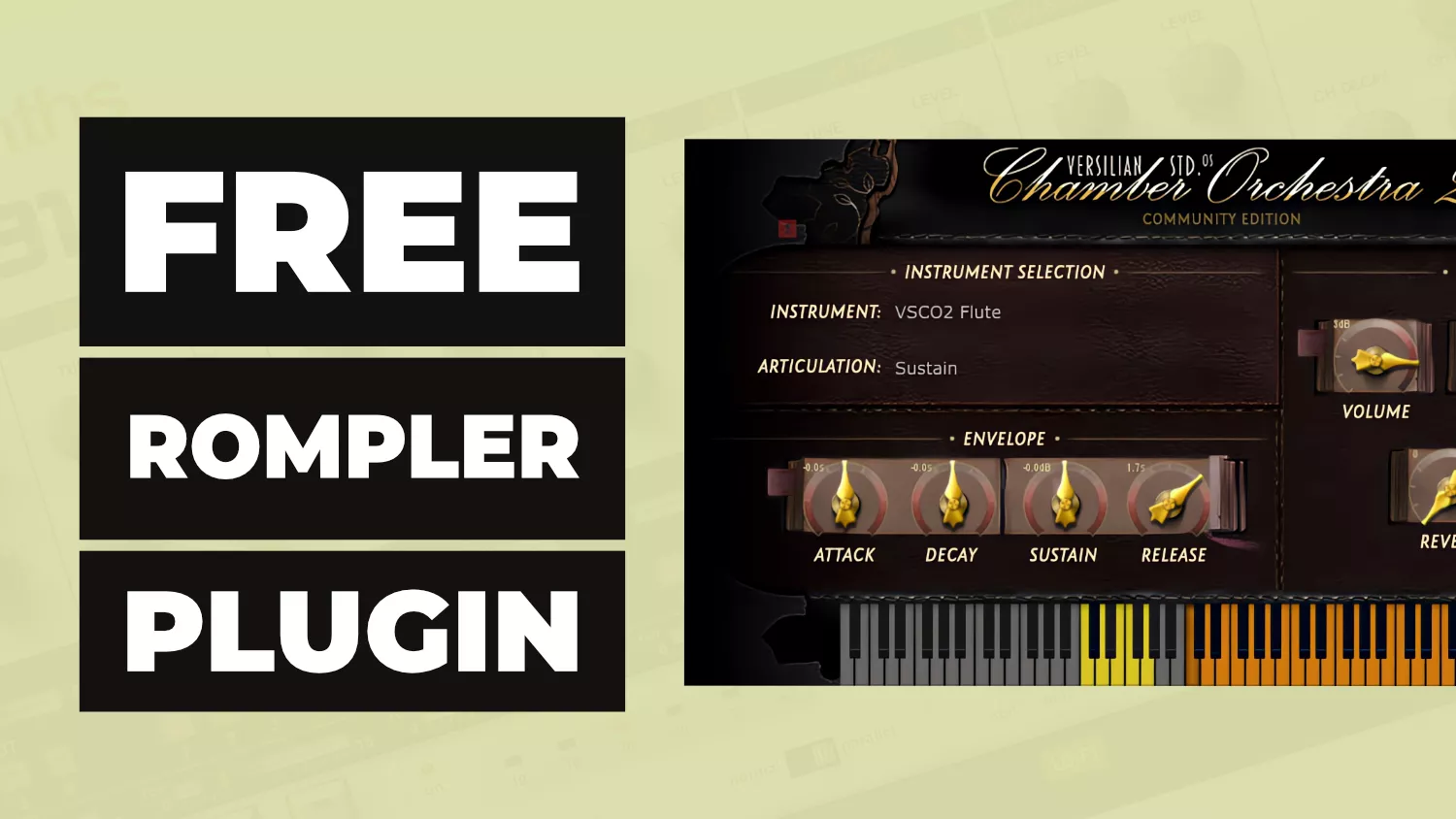 FREE VSCO2 Rompler Orchestral VST (25 Instruments)