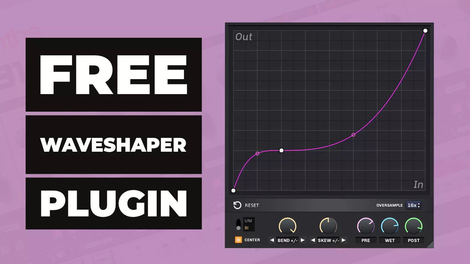FREE Wolf Shaper Waveshaper VST by Wolf Plugins