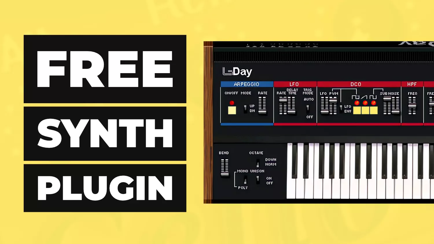 FREE Yonu60 Synthesizer VST by L-Day (Windows)